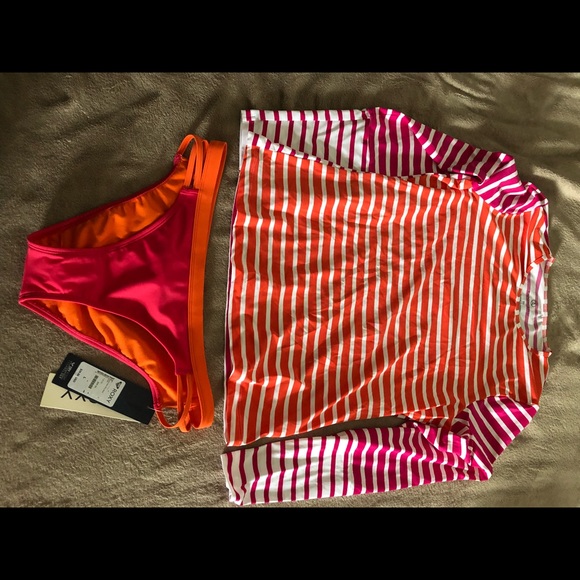 Swim | Rash Guard And Bikini Bottom | Poshmark